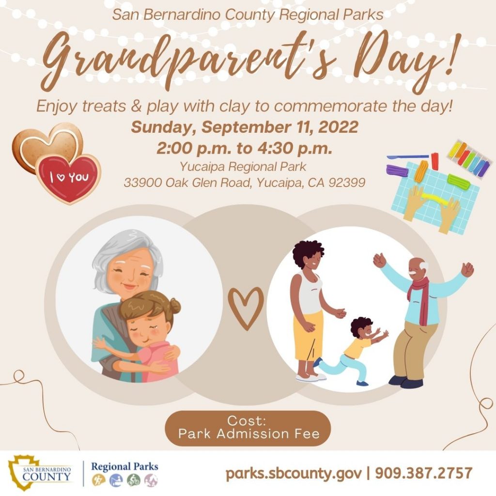 Celebrate Grandparent’s Day at Yucaipa Regional Park – Parks