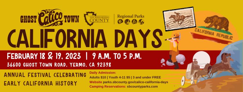 California Days at Calico Ghost Town – Parks