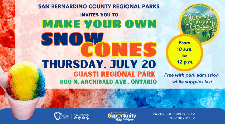 Snow Cone Day at Guasti – Parks