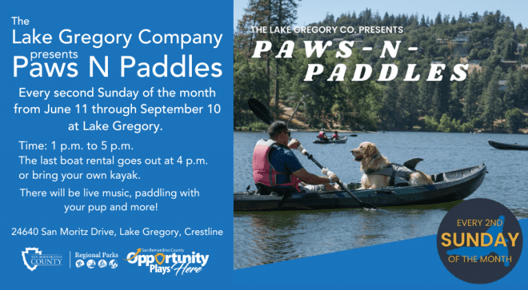 Lake Gregory Paws N Paddles – Parks
